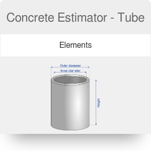 Concrete Estimator - Tube - Omni Calculator