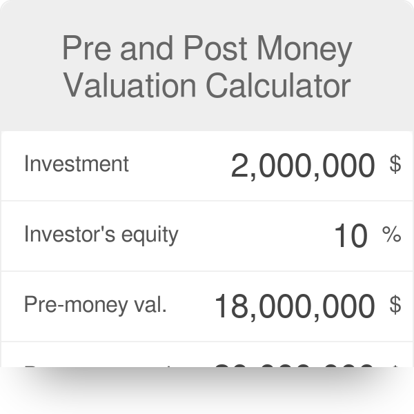 Valuation Calculator No Tax Www pinnaxis