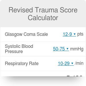 Revised Trauma Score Calculator - Omni