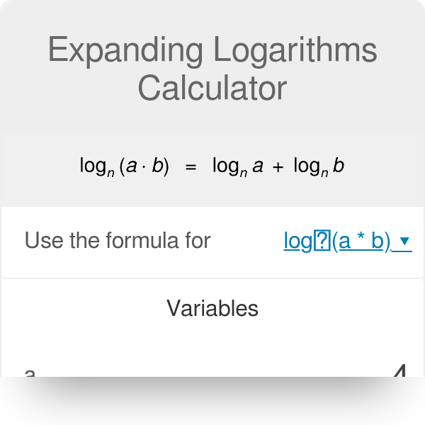 Expand And Simplify Log Calculator Johnie Denny