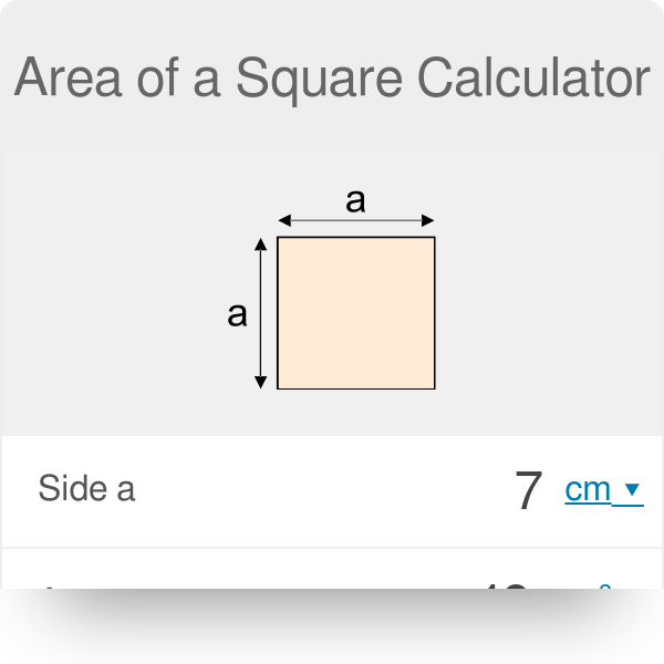 Povedomie Od tanie Zemepis How To Calculate Area Of A Square Zle