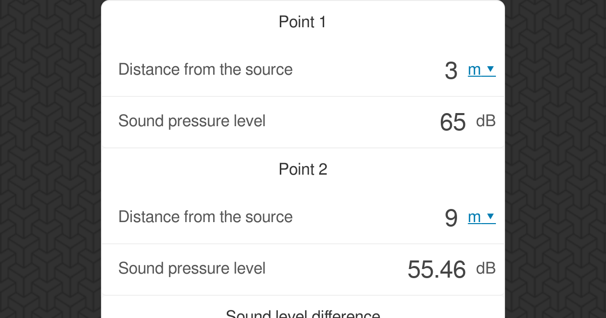 Distance Attenuation Calculator - Omni Distance Attenuation Calculator - Omni
