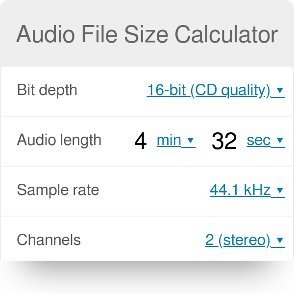 Otvorene Zap li N jomn k Video File Size Calculator Bitrate K ra Riadok Vtipn 