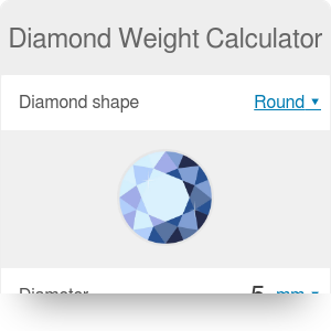 Diamond Weight Calculator - Omni