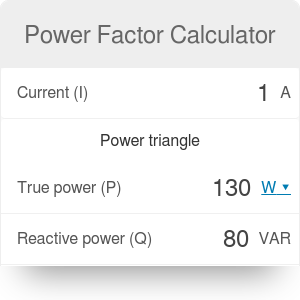 Power Factor Calculator