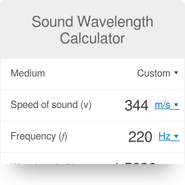 27 Calculate Wavelength Of Sound MarloKyraa 27 Calculate Wavelength Of Sound MarloKyraa